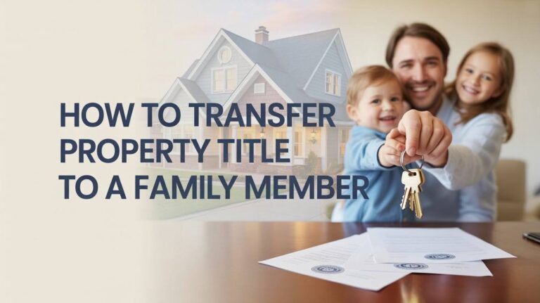 How to Transfer Property Title to a Family Member? - HousesLaw
