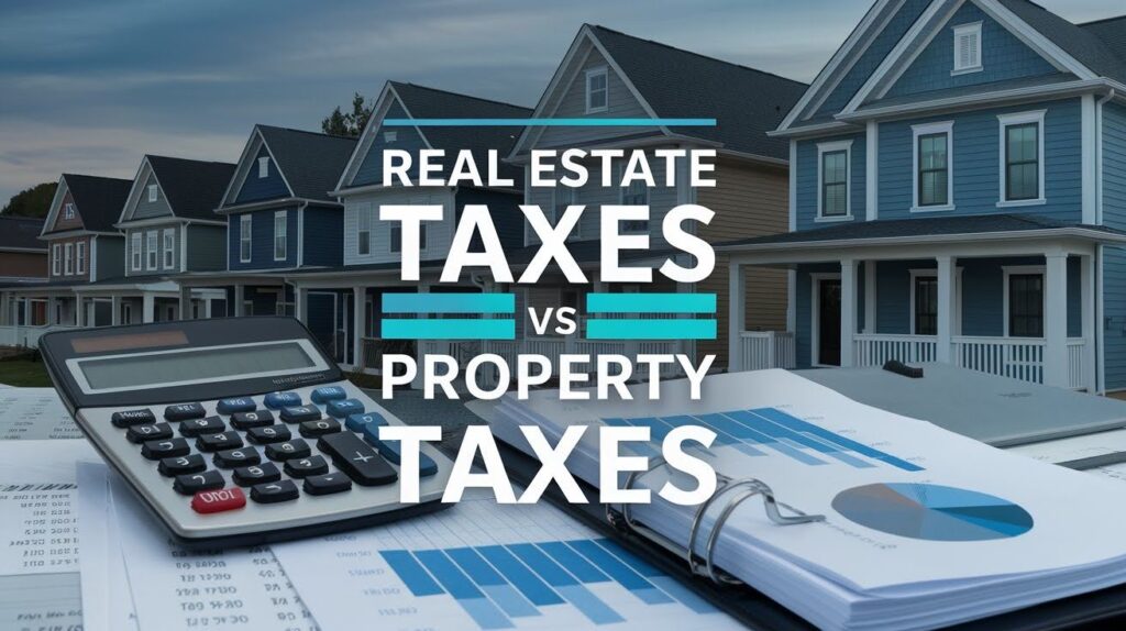 Real Estate Taxes vs Property Taxes - HousesLaw